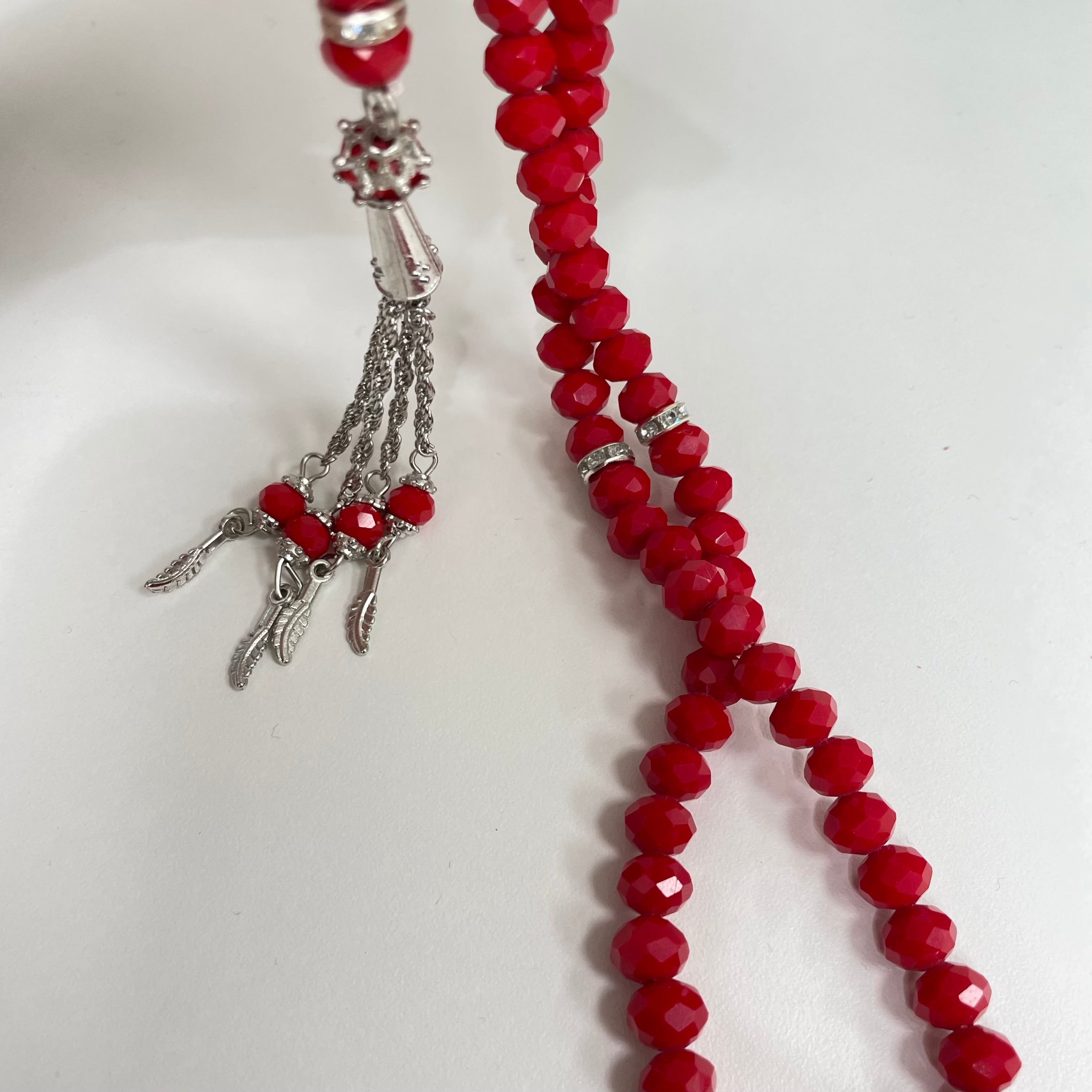 99 Bead Tasbeeh - Red – Deen City